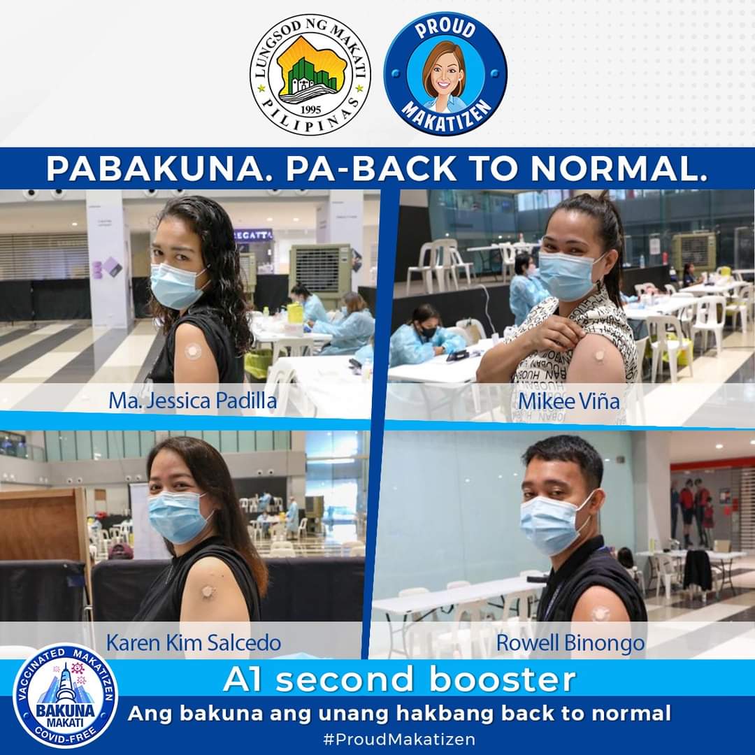 Mayora Abby on Twitter: "Para sa #ProudMakatizens na nais magpabakuna, pwedeng mag walk-in sa # ...