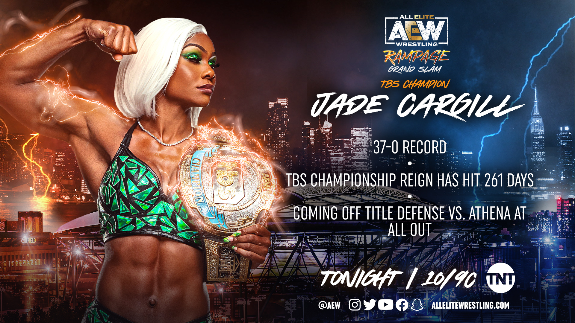 All Elite Wrestling on Twitter: "The TBS Championship is on the line here at #AEWRampage Grand ...