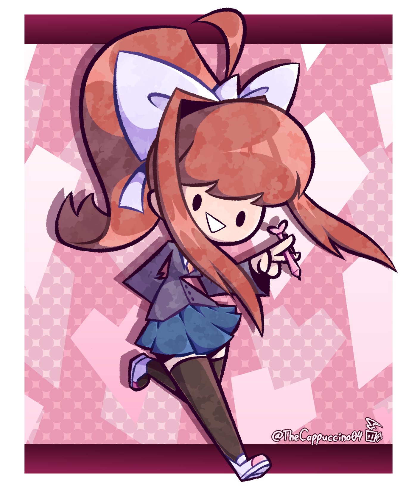 cappuccino on Twitter: "im sorry for missing your birthday monika doki doki https://t.co ...