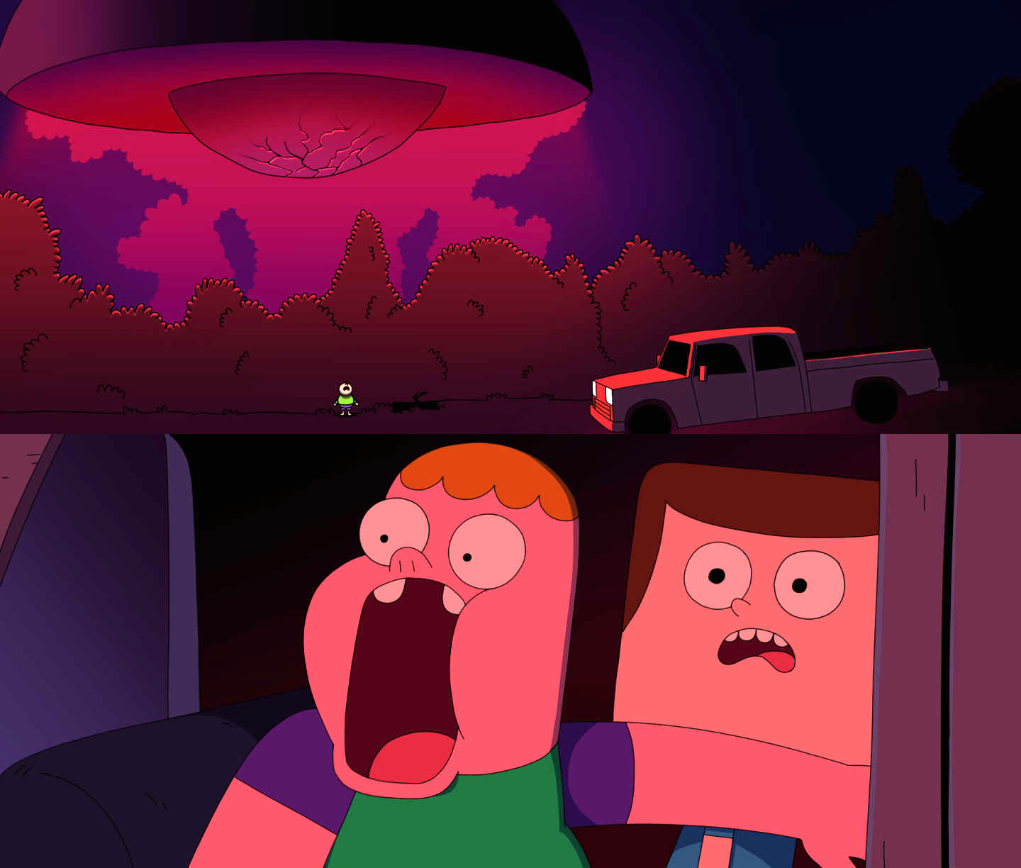 xxsquidwardxx on Twitter: "screenshots from the lost clarence 'fire in the sky' episode... https ...