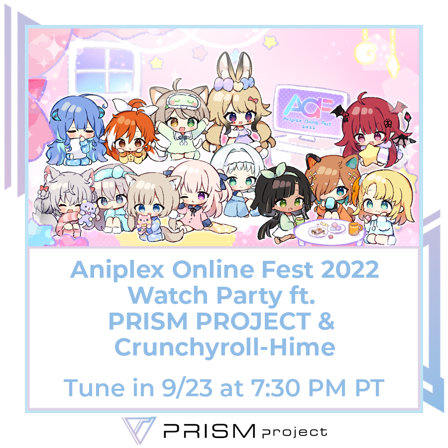 PRISM Project on Twitter: "🥳🙌 Come have fun & join us at Aniplex Online Fest 2022 Official Watch ...