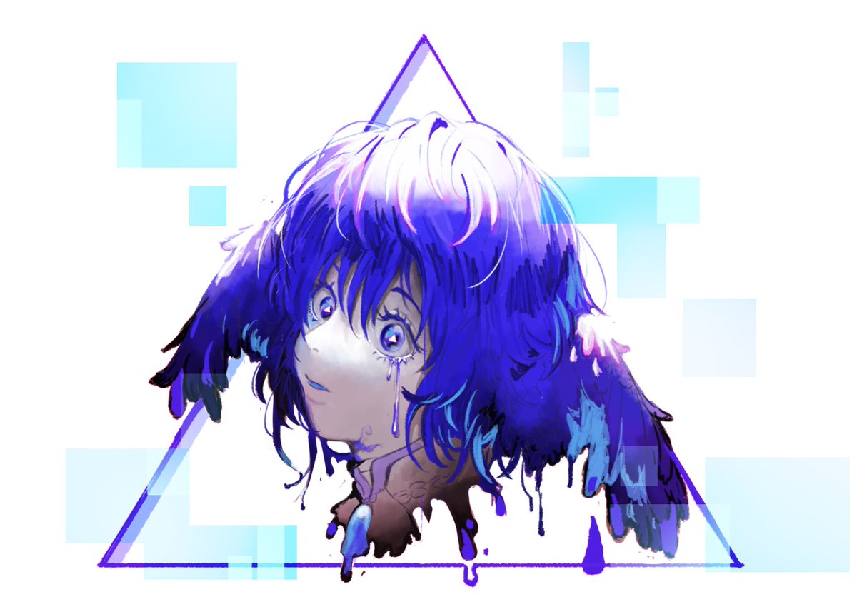 「🟦🔵🟦🔵🔷🔹 」|fishu @ hiatusのイラスト