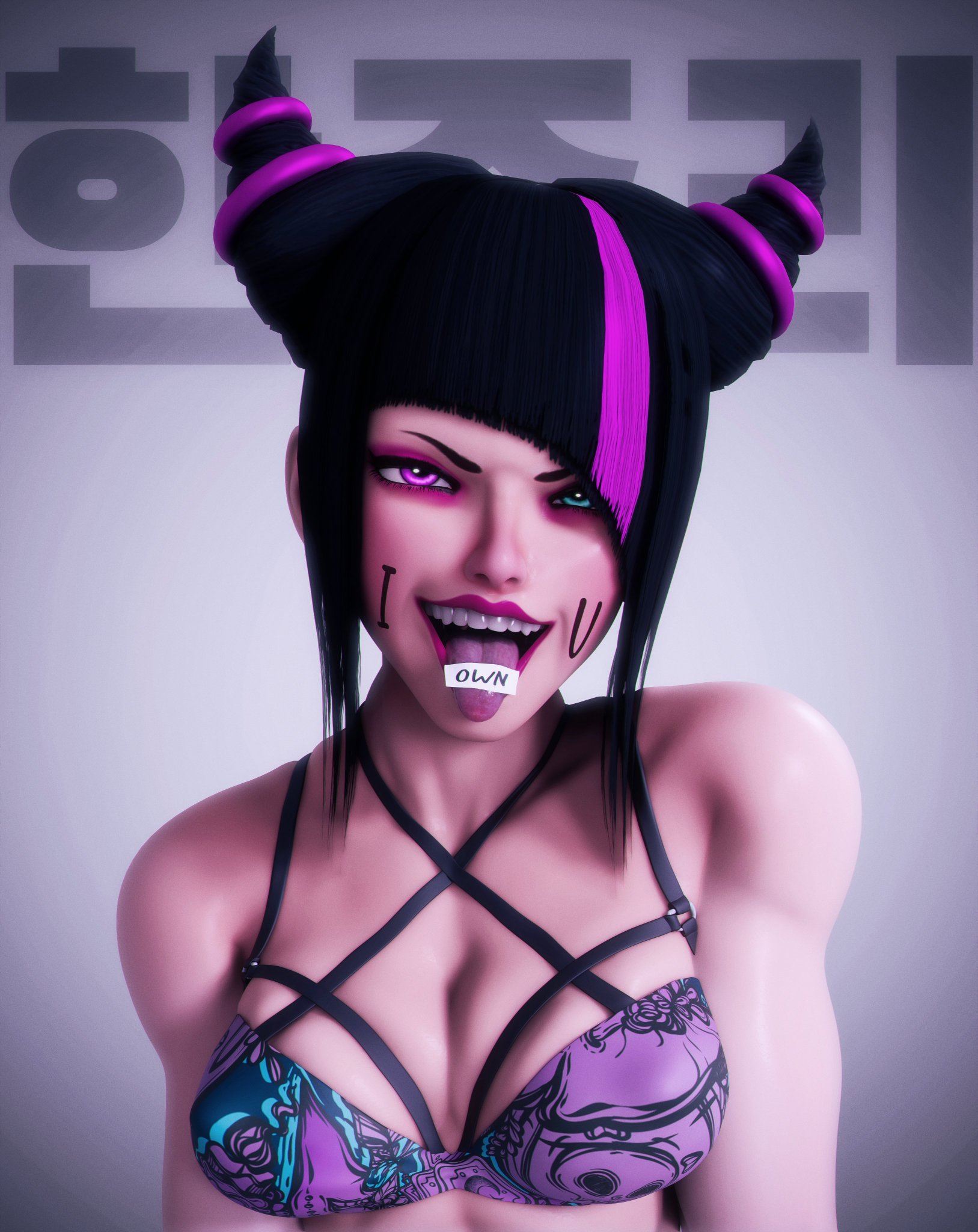 Mika - COMMISSIONS OPEN on Twitter: "Juri🕷️ #StreetFighter6 #StreetFighter #SF6 #Blender3d # ...