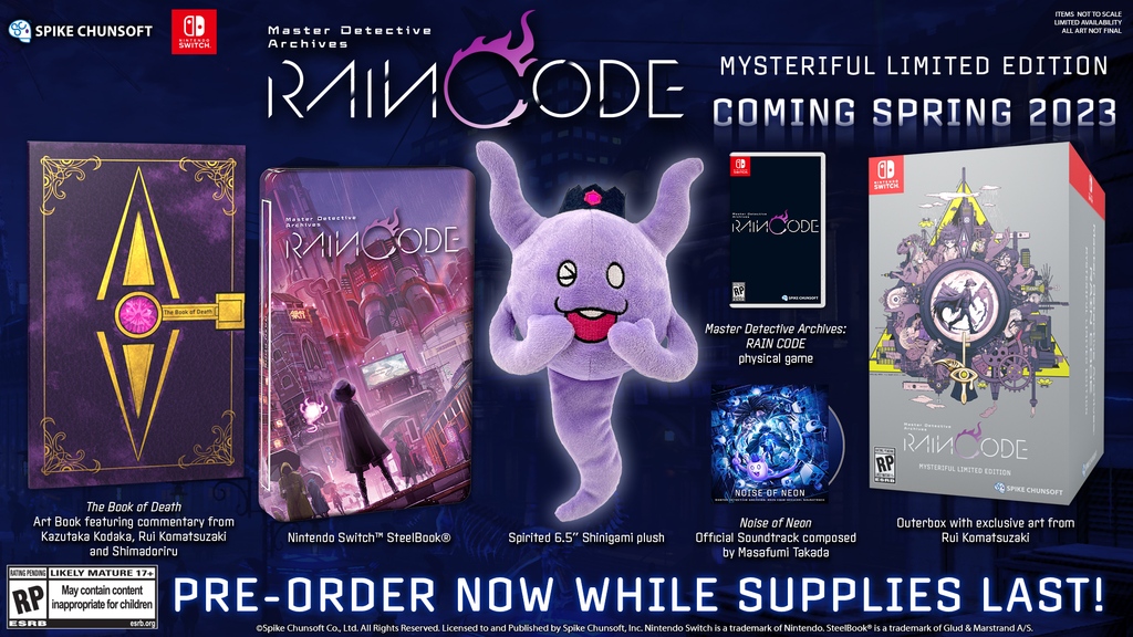 Spike Chunsoft, Inc. on Twitter: "You can now pre-order Master Detective Archives: RAIN CODE at ...