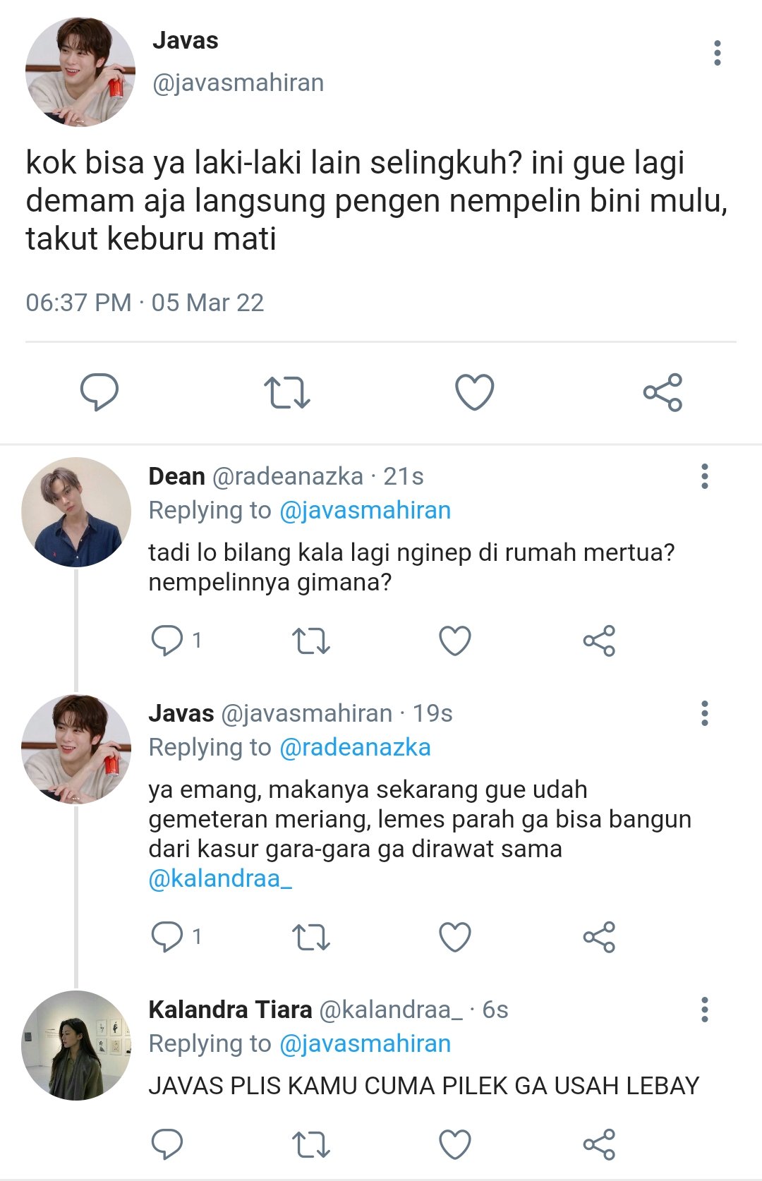 dev🌻 on Twitter: "Kok bisa ya cowo lain selingkuh? Jaehyun few tweets au https://t.co/4FnohgxK11 ...