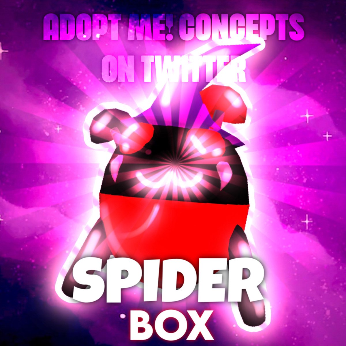 Adopt Me! Concept 🎃 on Twitter: "🕷️SPIDER BOX IN ADOPT ME?🕷️ (Cool concept made by me dont steal ...