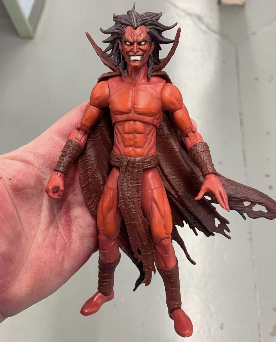 preternia 🔜 nycc on Twitter: "Some more looks at the Marvel Legends Mephisto prototype painted ...