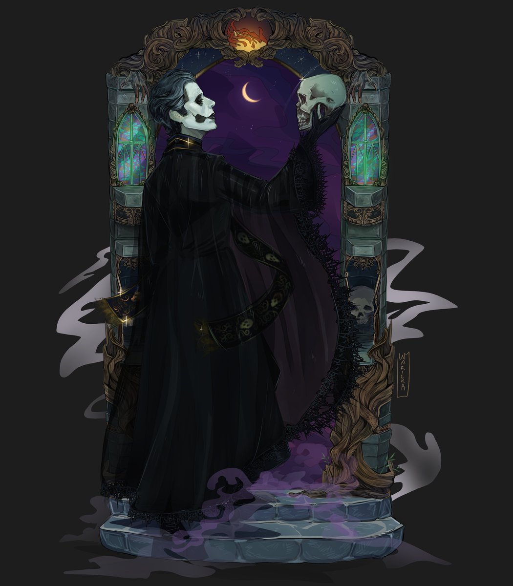 Ghost Girl Drawing With Colour