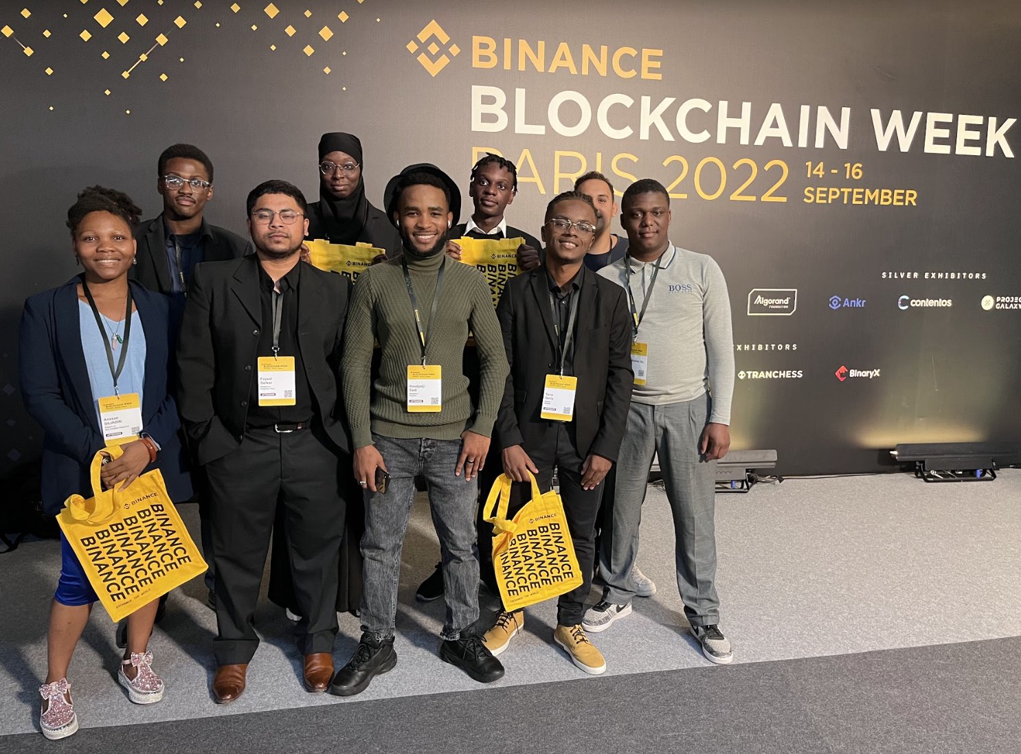Binance on Twitter: "At #BinanceBlockchainWeek, we met a group of students taking part in ...