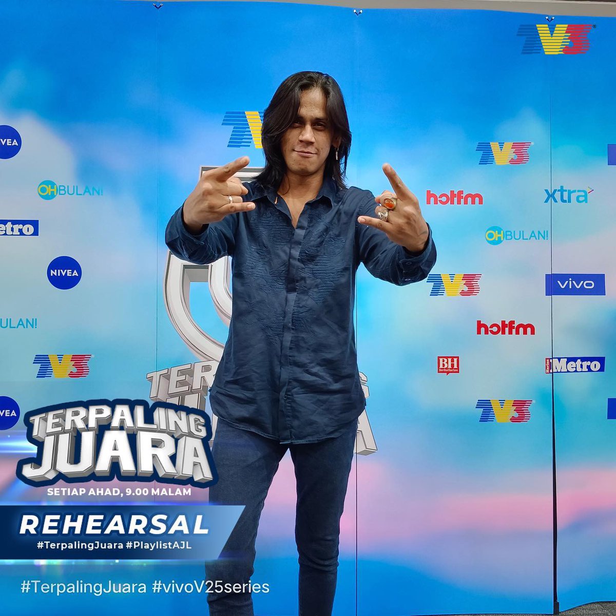 tv3malaysia on Twitter: "Eh ? Siapa pulak ni yang datang rehearsal Terpaling Juara? Cliff Umar ...