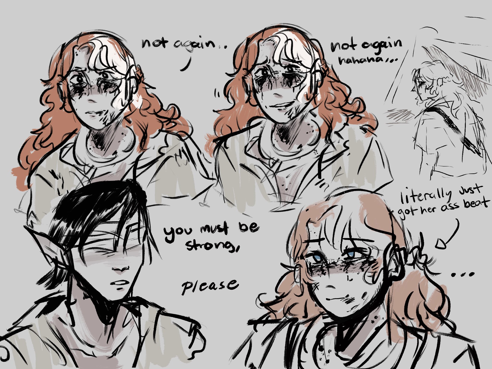 sketches and doodles o7 / Twitter