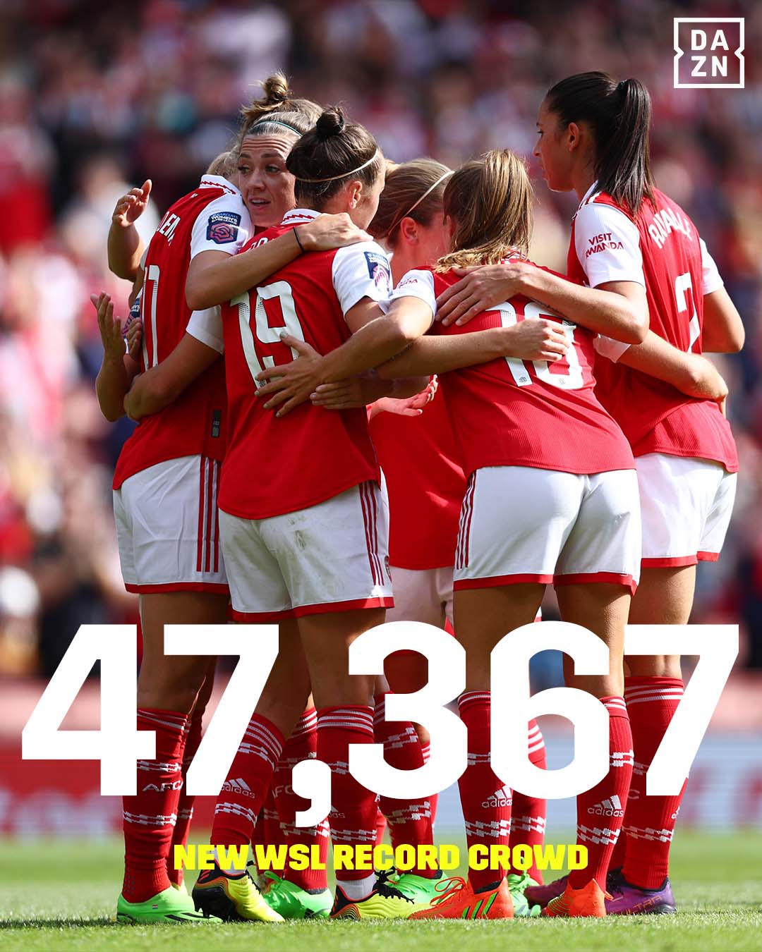 Dazn Football On Twitter A New Wsl Record Attendance Crowd For
