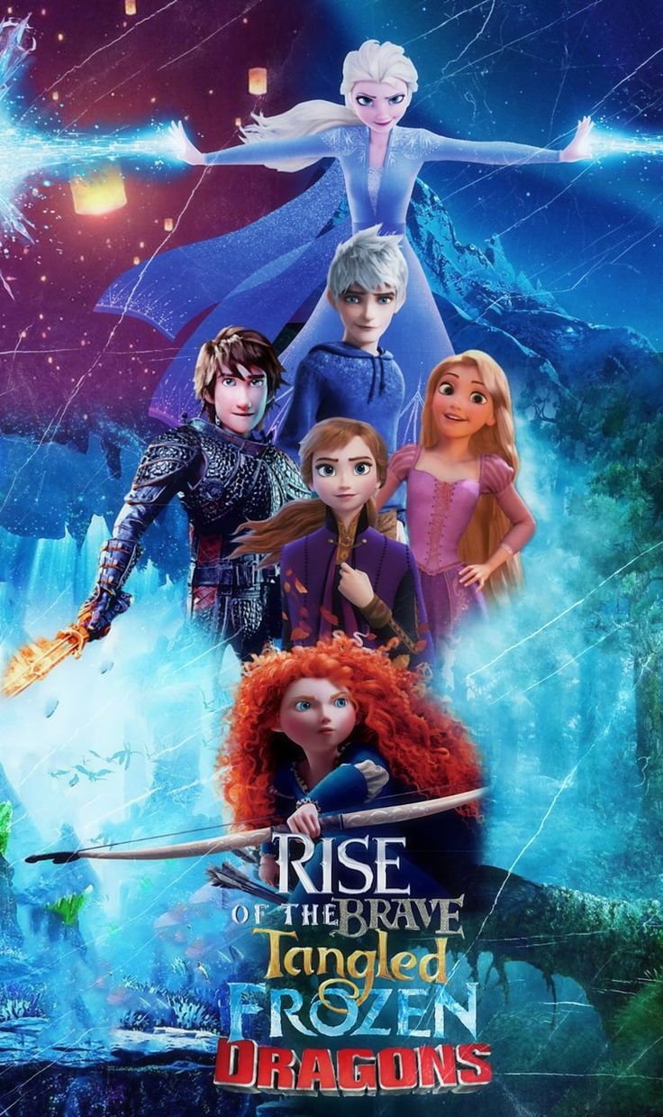 Rise Of The Brave Tangled Frozen Dragons Logo