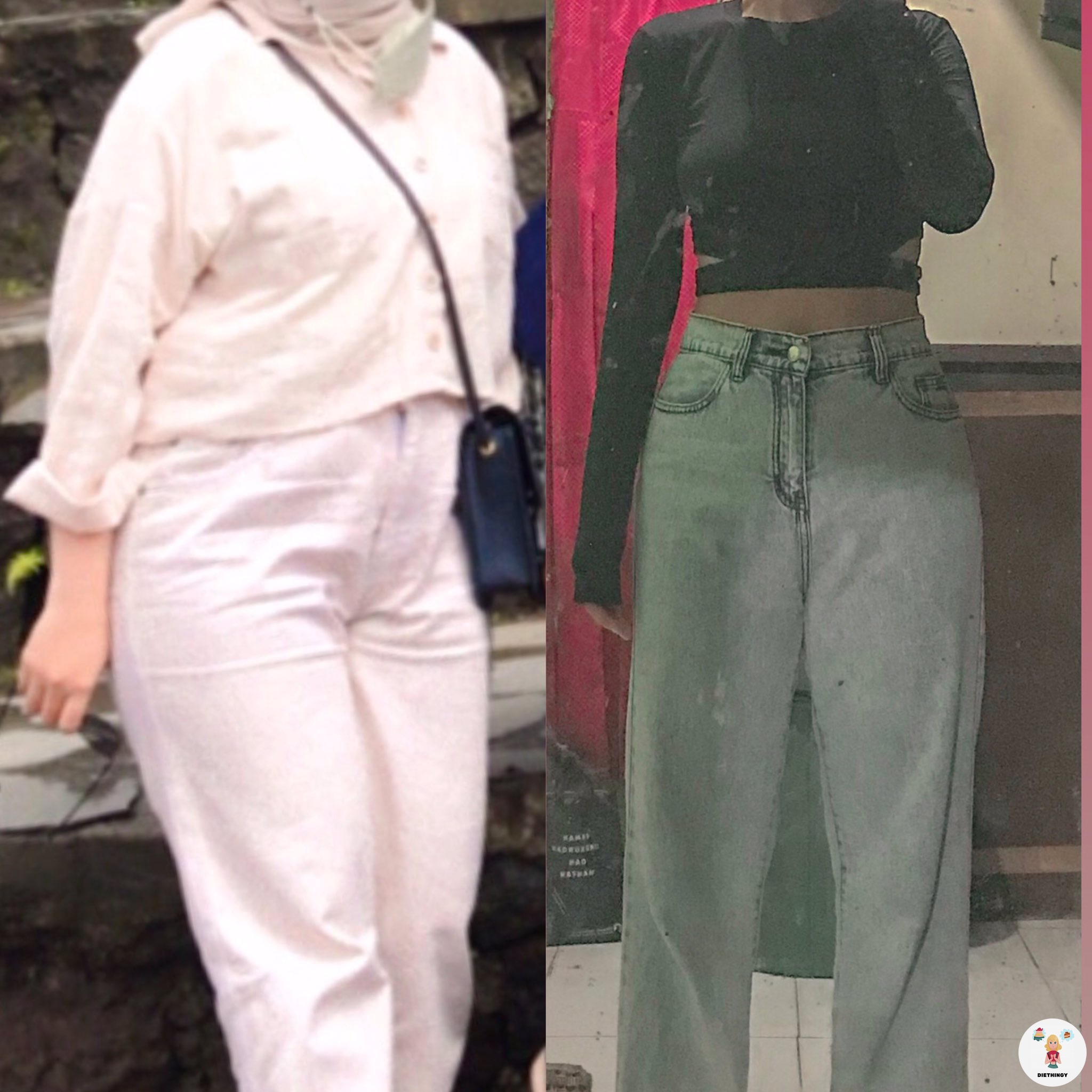 DIETHINGY on Twitter: "diet! senangnya sender udah bisa pake baju uk m 😭🫶 https://t.co ...