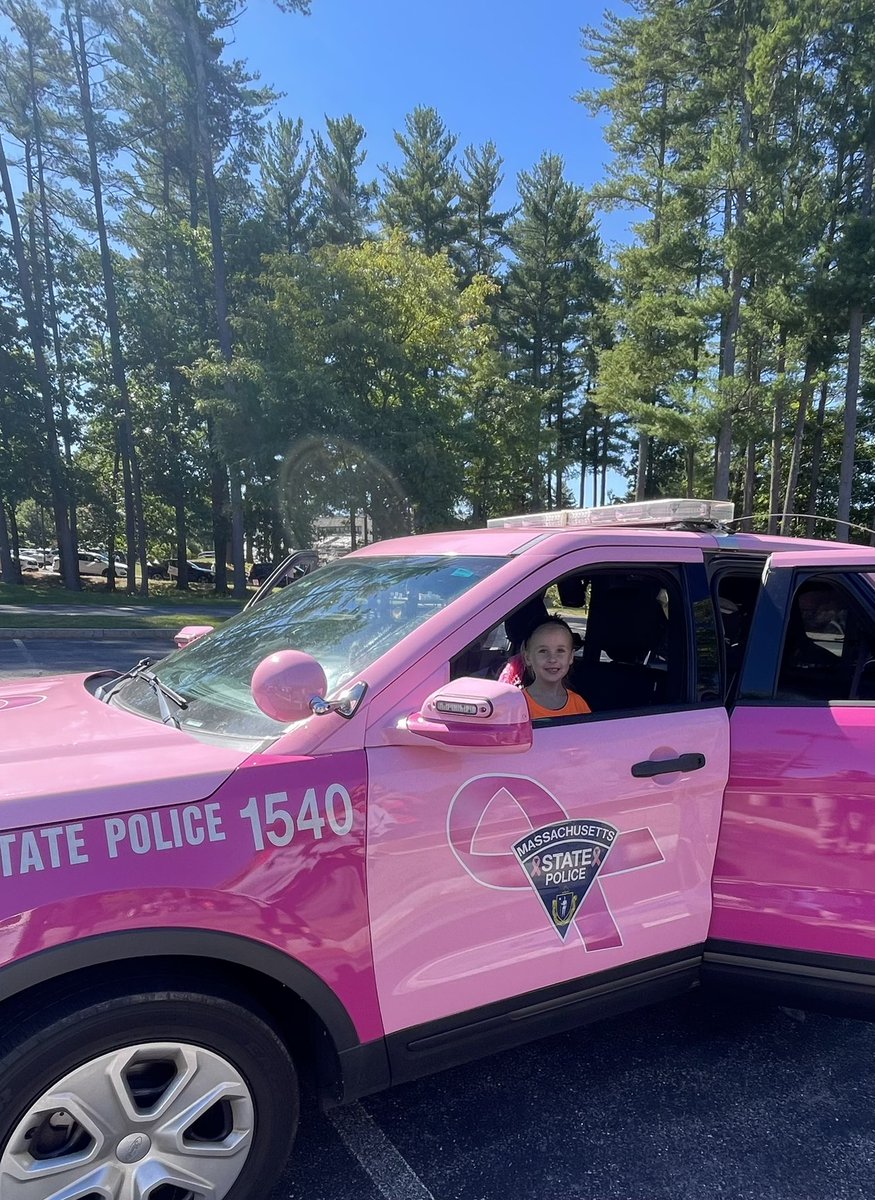 Mass State Police On Twitter Were Thrilled To Have Our Pink Cruiser