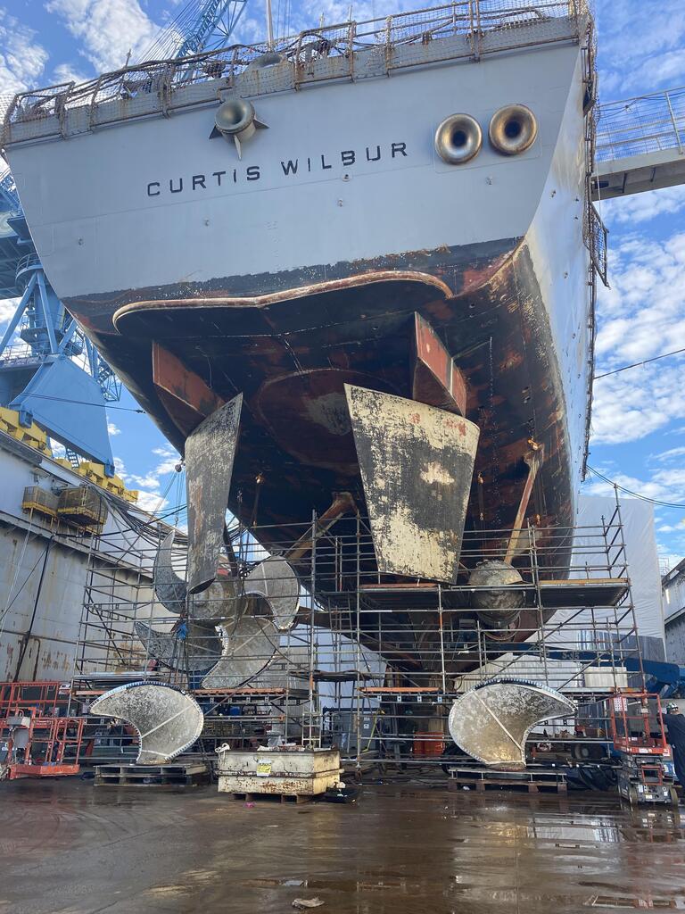 WarshipPorn on Twitter: "Does this count as warship porn? She is a little undressed…DDG 54 2022 ...