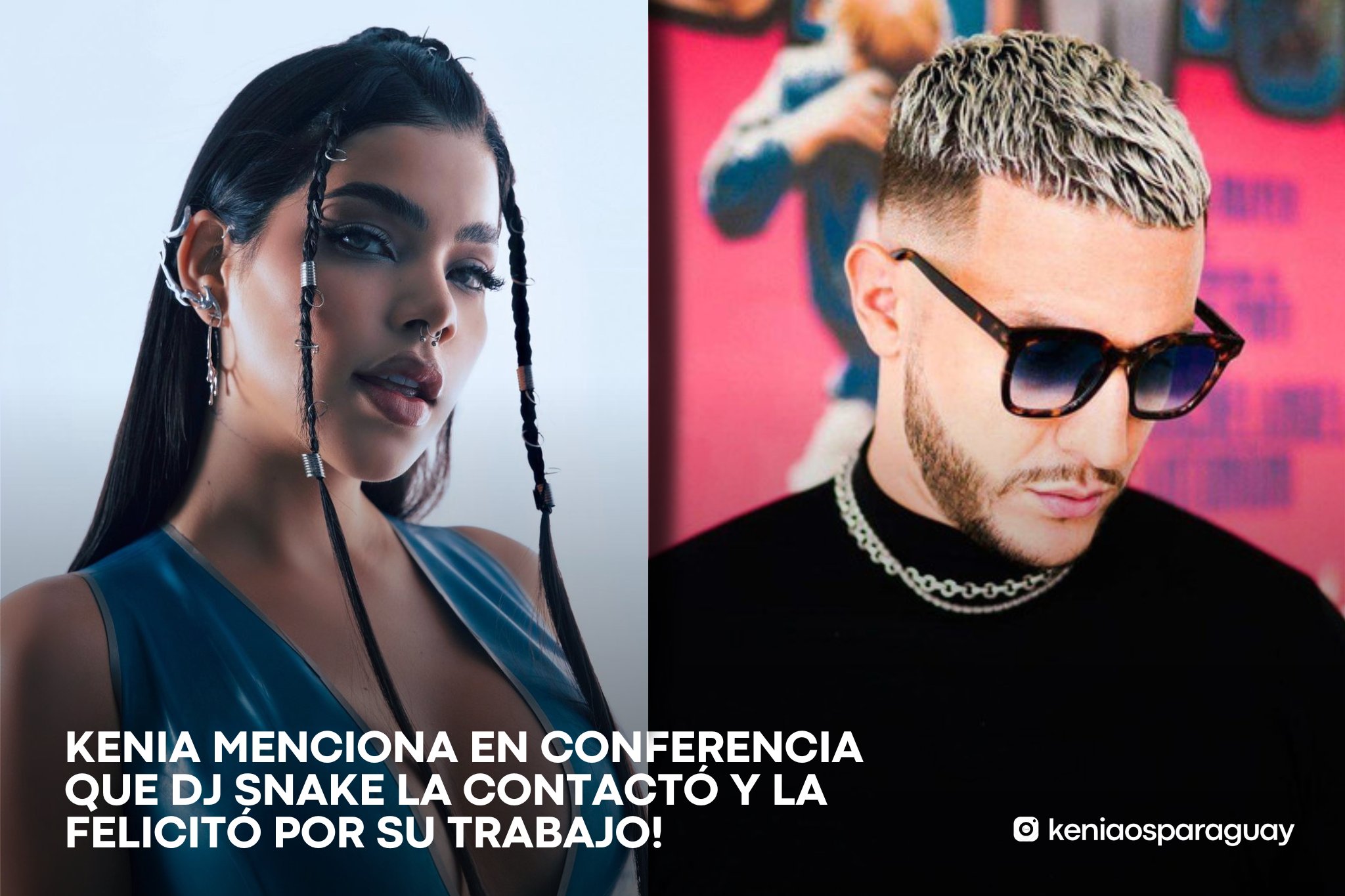 KENIA OS PARAGUAY on Twitter: "— Kenia OS menciona en conferencia que DJ Snake le escribió para ...