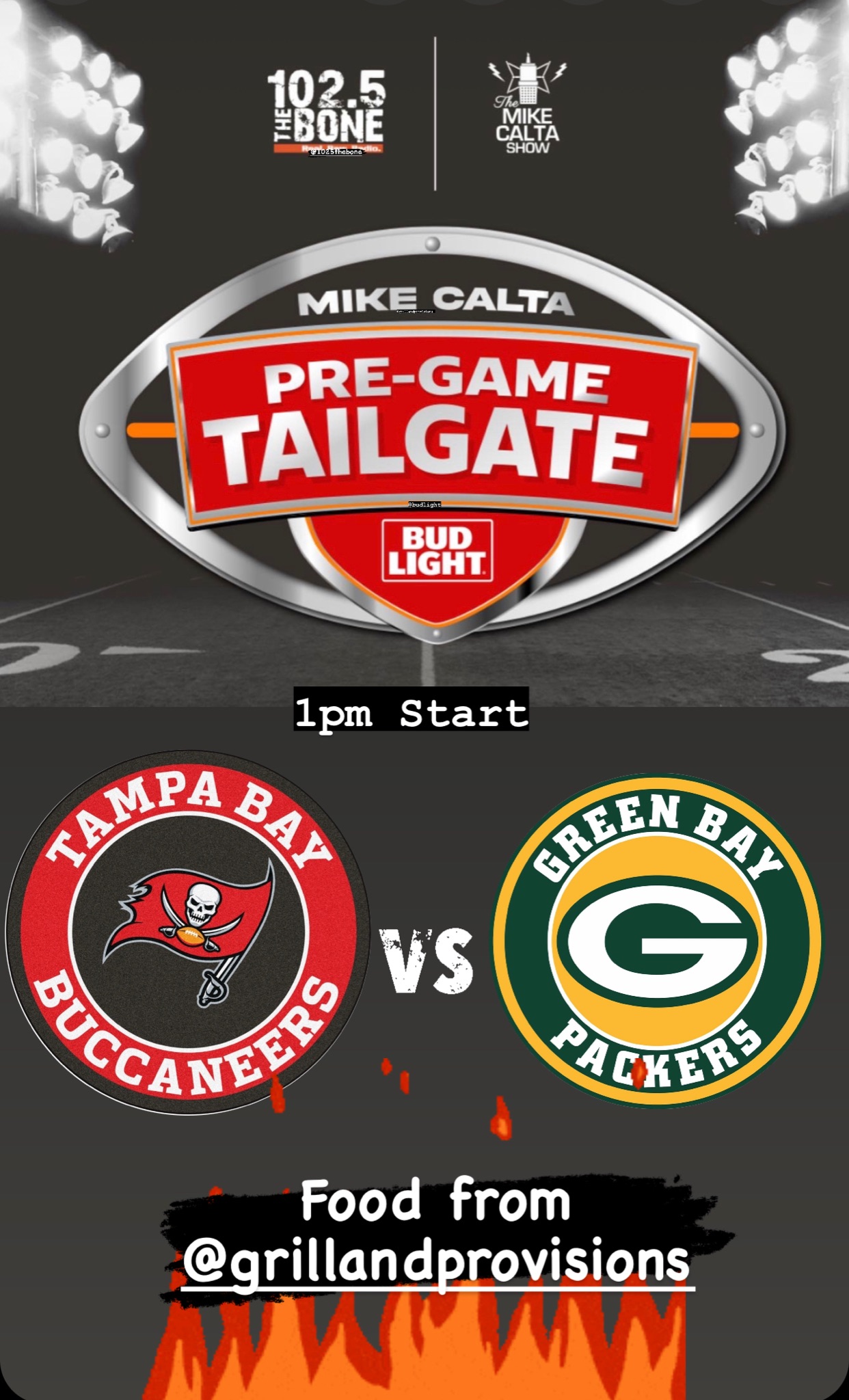 Mike Calta on Twitter: "1st Mike Calta Show @1025TheBone tailgate party happening Sunday 1pm ...