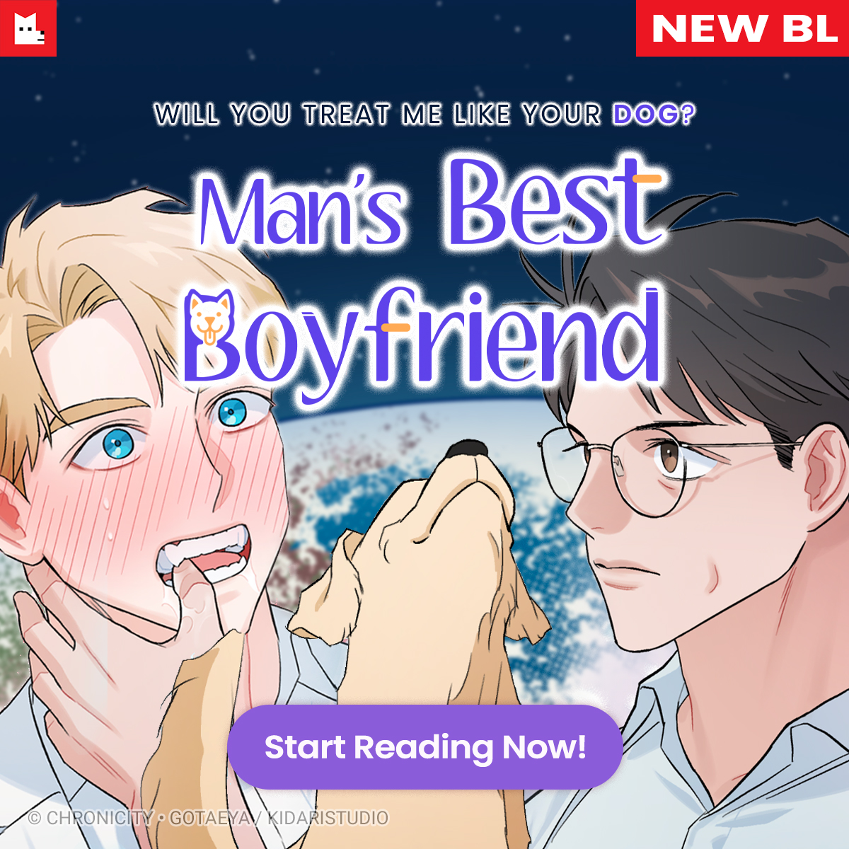 LEZHIN COMICS on Twitter: "🐶NEW BL🐶 After his days in space for 20 years, this astronaut lost ...