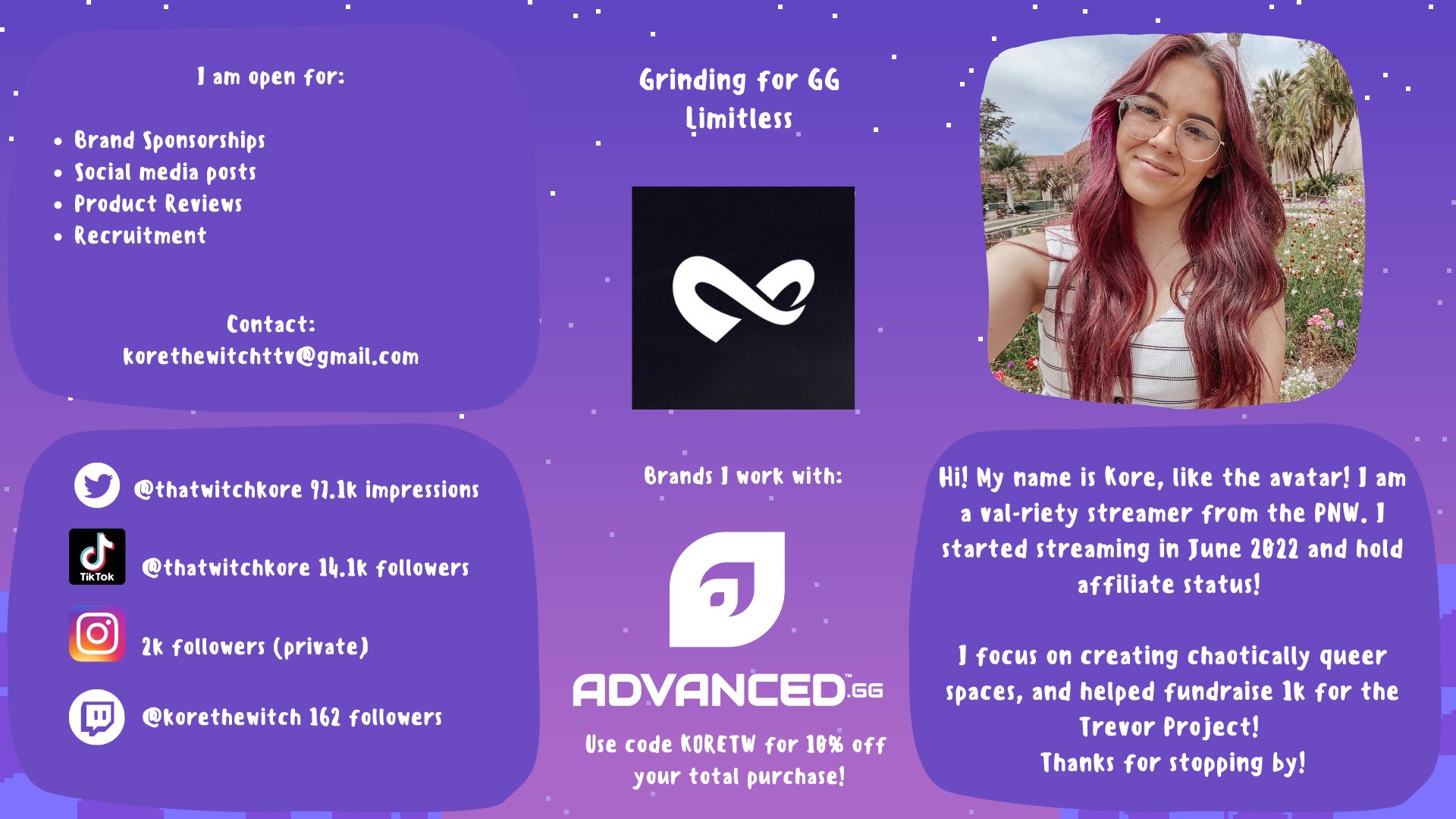 𝙇𝙞𝙢𝙞𝙩𝙡𝙚𝙨𝙨 spooky kore ∞ on Twitter: "Hi new friends! I'm Kore, it's ...