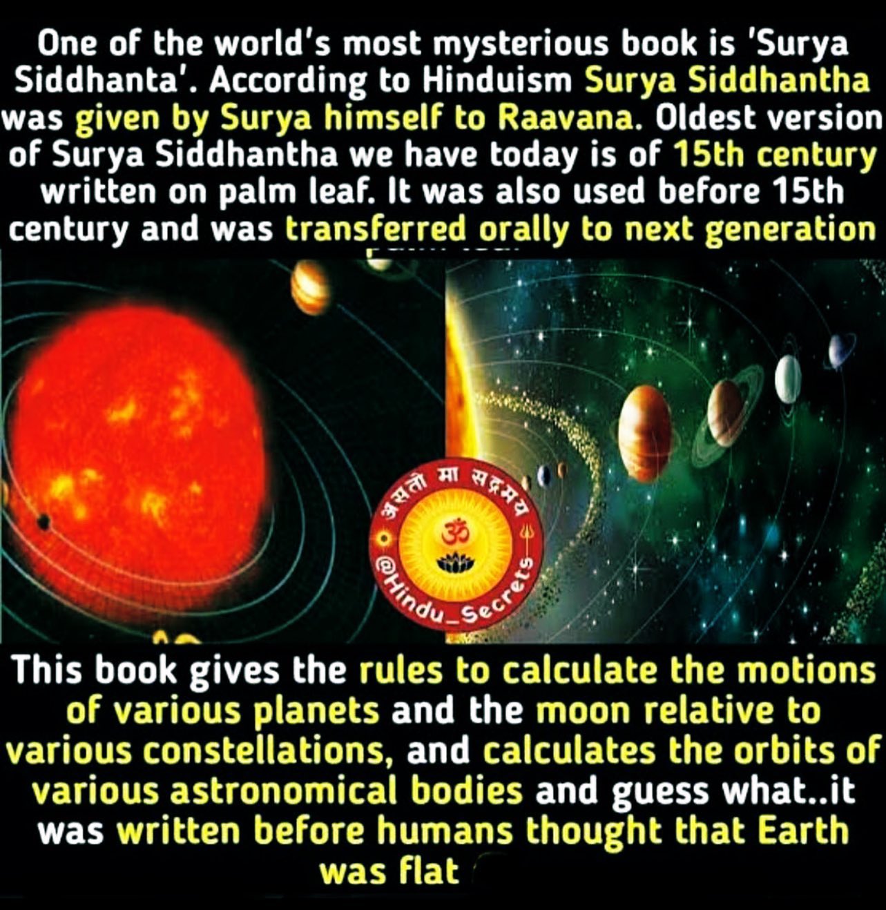 From India Hindu Astronomy