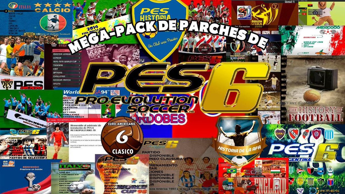 Pato99 Rafaela on Twitter: "🔥🔥 LA CARPETA QUE SIEMPRE SOÑASTE CON PARCHES DE PES 6 🔥🚨 Con el ...