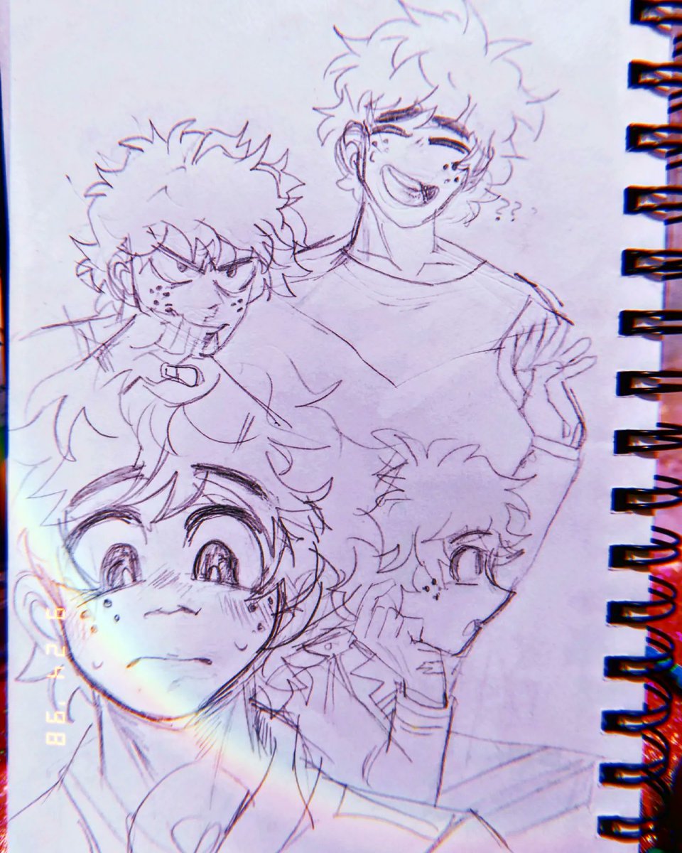 「Resketched some old dekus that I did back in 2019 💚 #deku #」Tokki 🍖🐗 ...