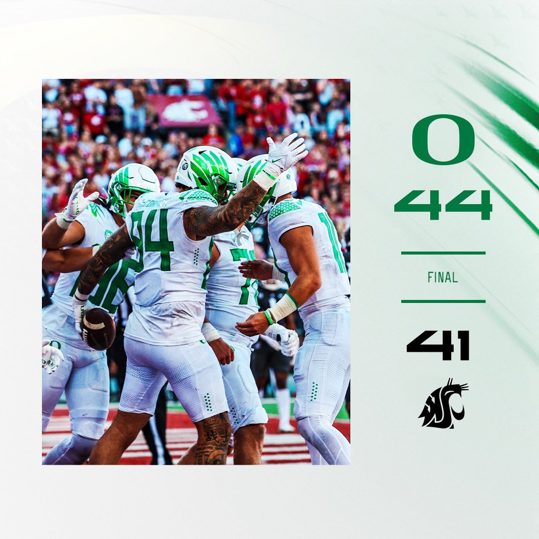 Oregon Ducks Football Team 2022