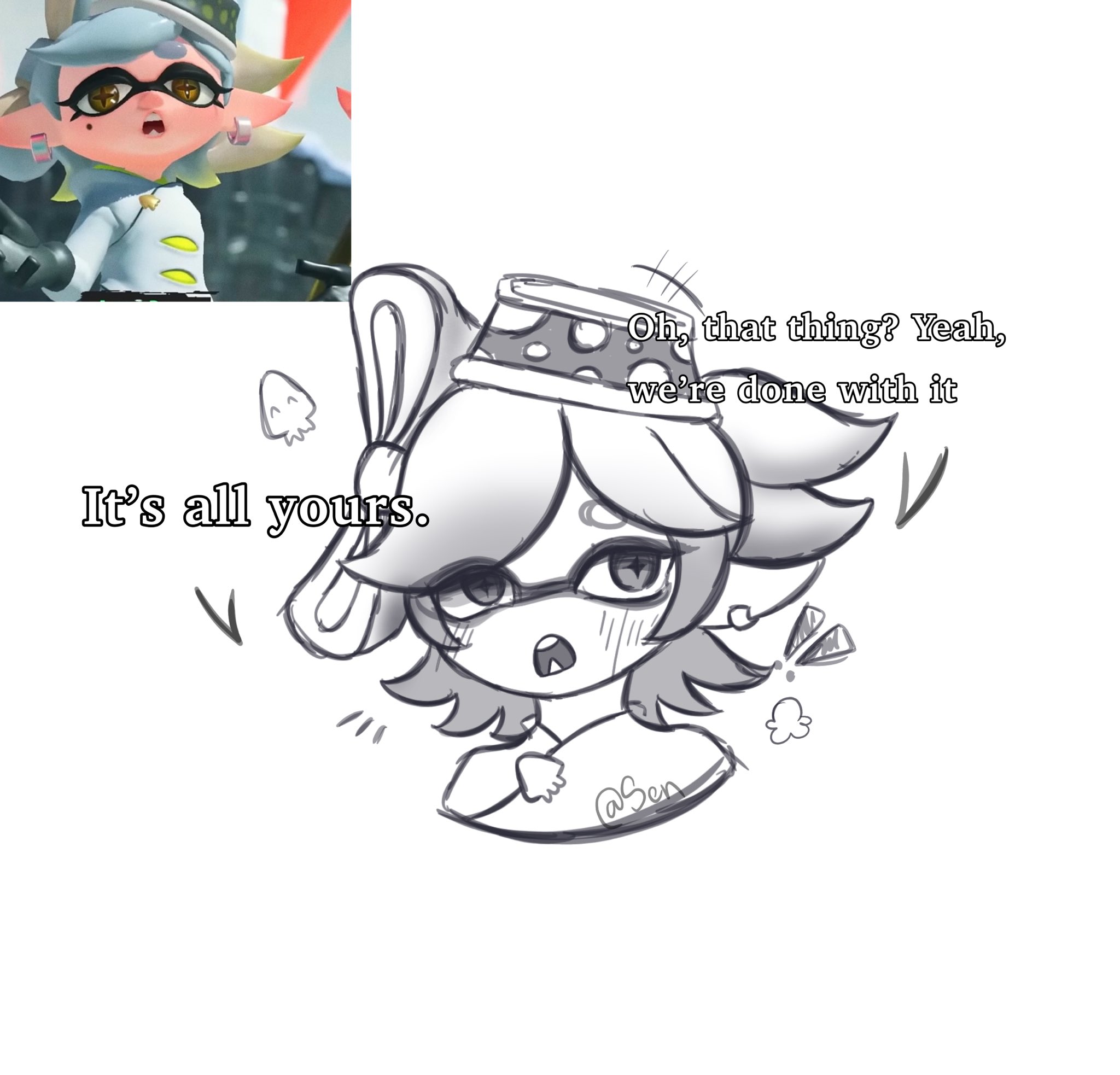 VentiVR on Twitter: "RT @AnhDoNgocNguye1: #Splatoon 🥲Yeah I’m new in the fandom so…first fanart ...