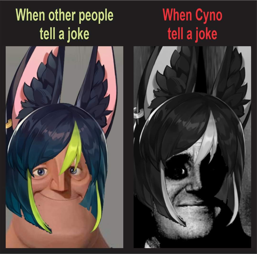 Teyvat Tabloid ⚡ LEAKS & MEMES ⚡ on Twitter: "Cyno : Tell a joke !! Tighnari : Ah~ Here we go ...