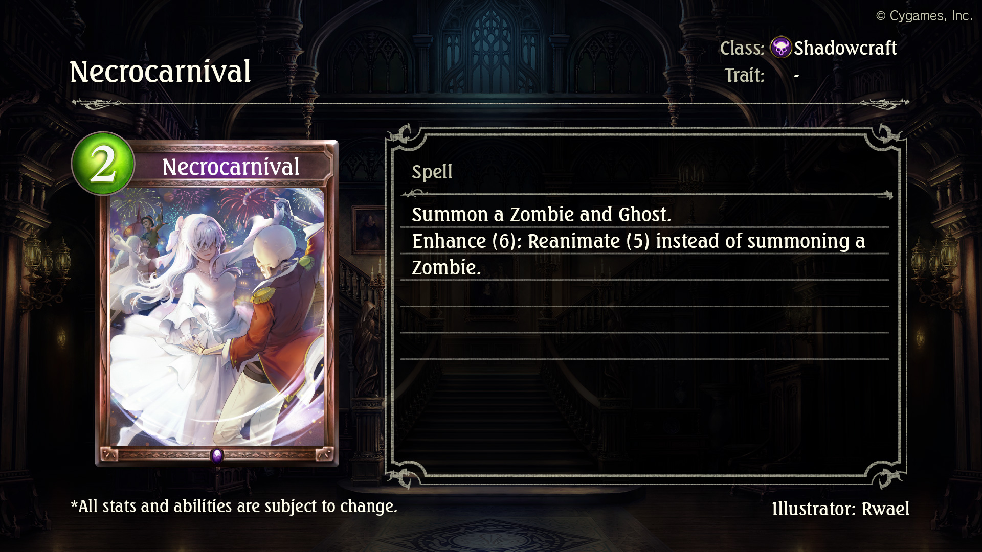 Shadowverse on Twitter: "New Celestial Dragonblade card reveal! Necrocarnival This Shadowcraft ...