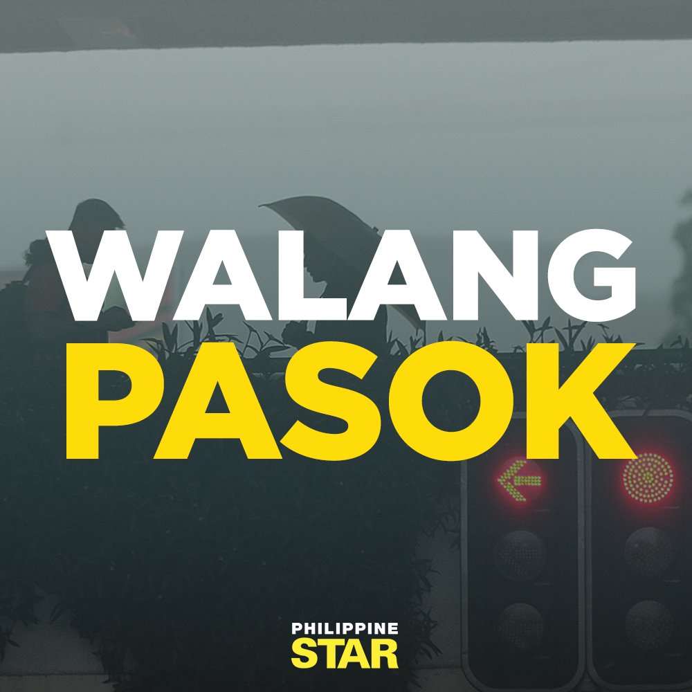 Walang Pasok! on Twitter: "#WalangPasok: Parañaque City suspends classes in all levels, public ...