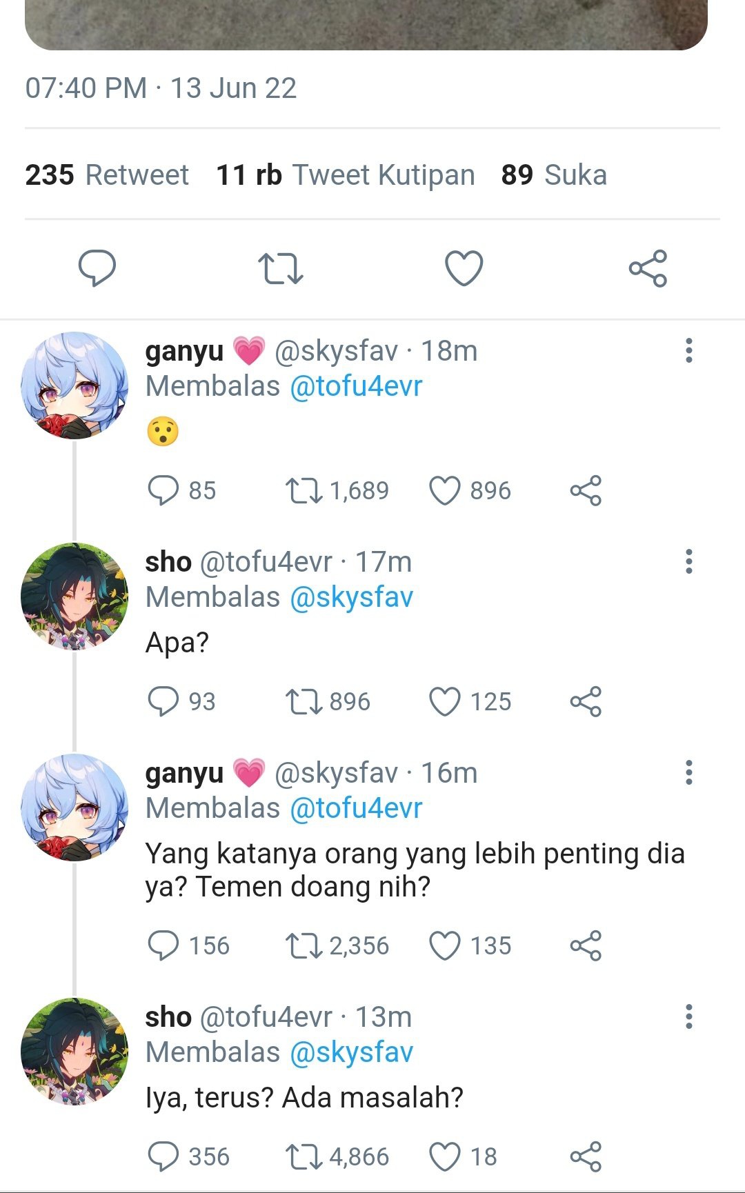 GABUNG KOMUNITAS FANFIC 📌 on Twitter: "Au! Cw // bxb , xiaoven , xiao x venti , slight ganyu x ...