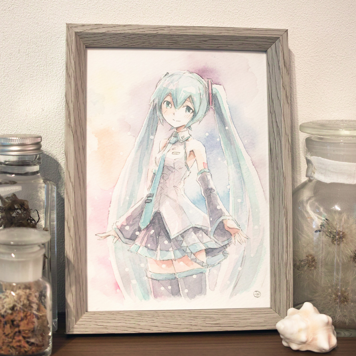 初音ミク ,メイコ(VOCALOID) 「BOOTH(にて頒布開始しました～今回ミクさん多めで全て2Lサイズとなります、よ」|エポキシパテのイラスト