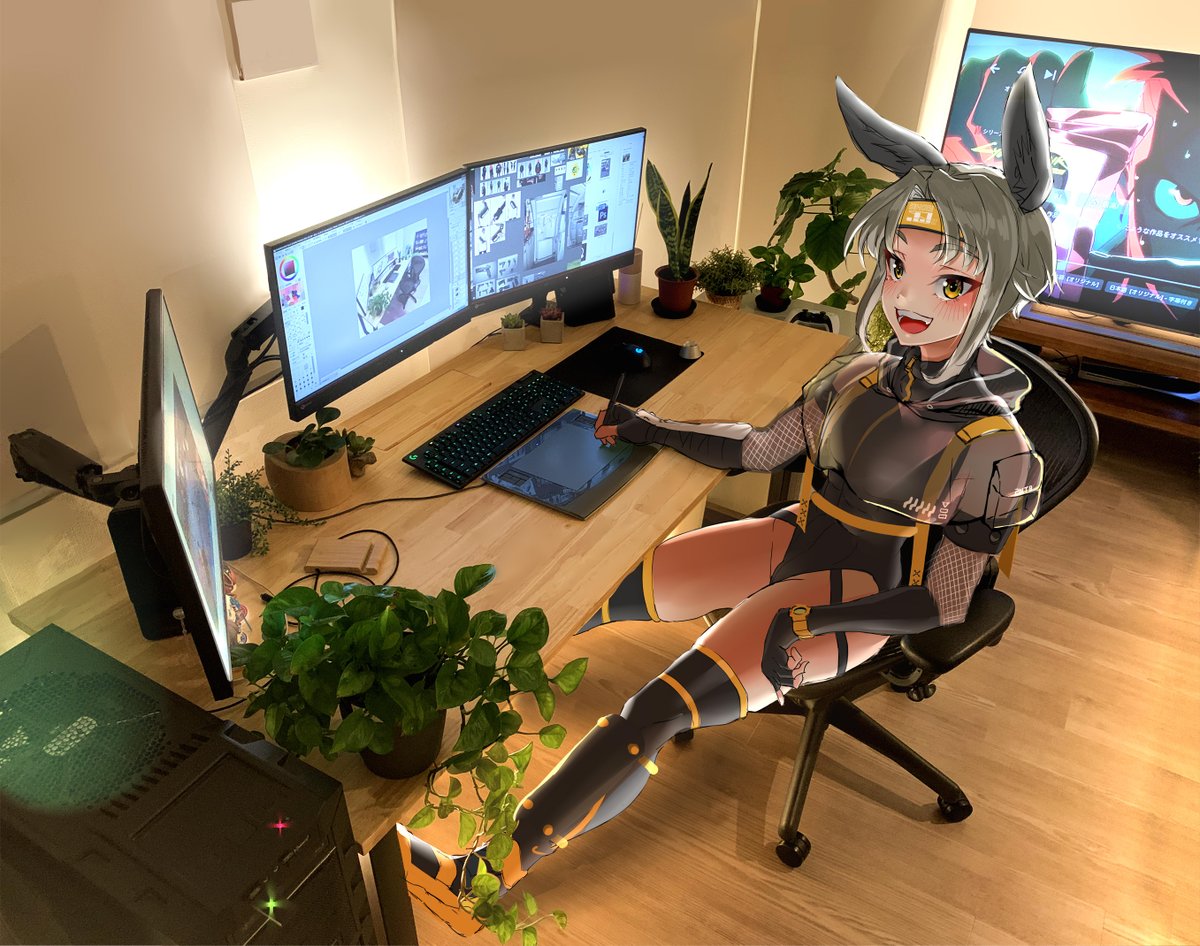 きれゐしゃ on Twitter: "🤗ぼくの作業環境を公開しました🤗 https://kileshajp.fanbox.cc/posts/4492283"