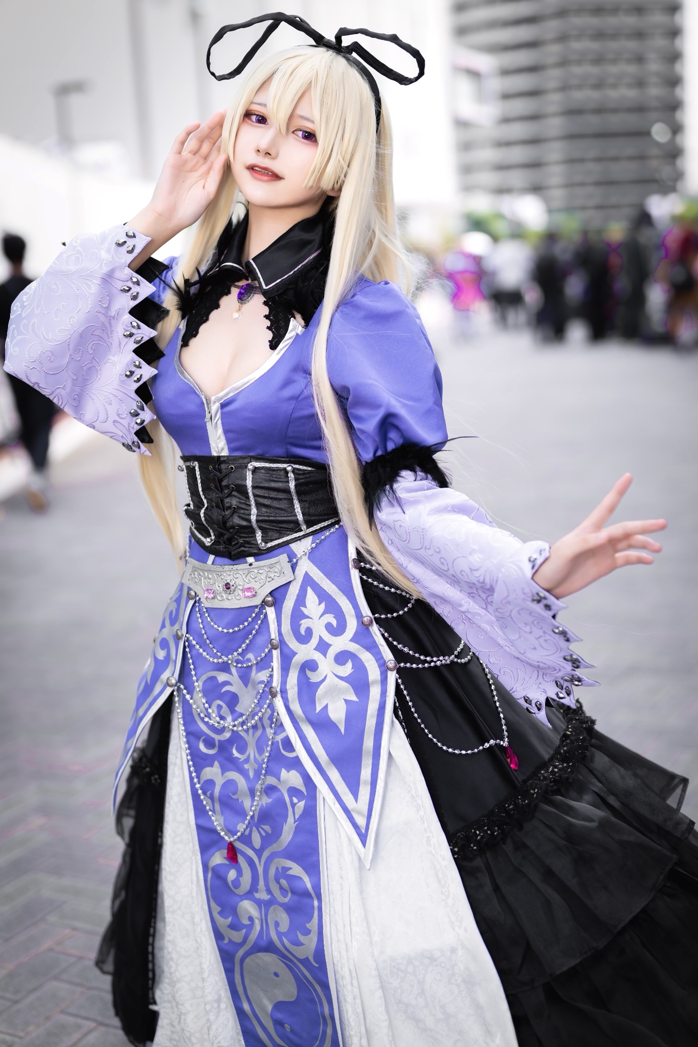 さら🐖 on Twitter: "【cosplay】 -東方project- 🟣八雲紫🟣 紅魔城伝説ver Photo:乃木章さん #アコスタ福岡PayPayドーム #コスプレ https ...