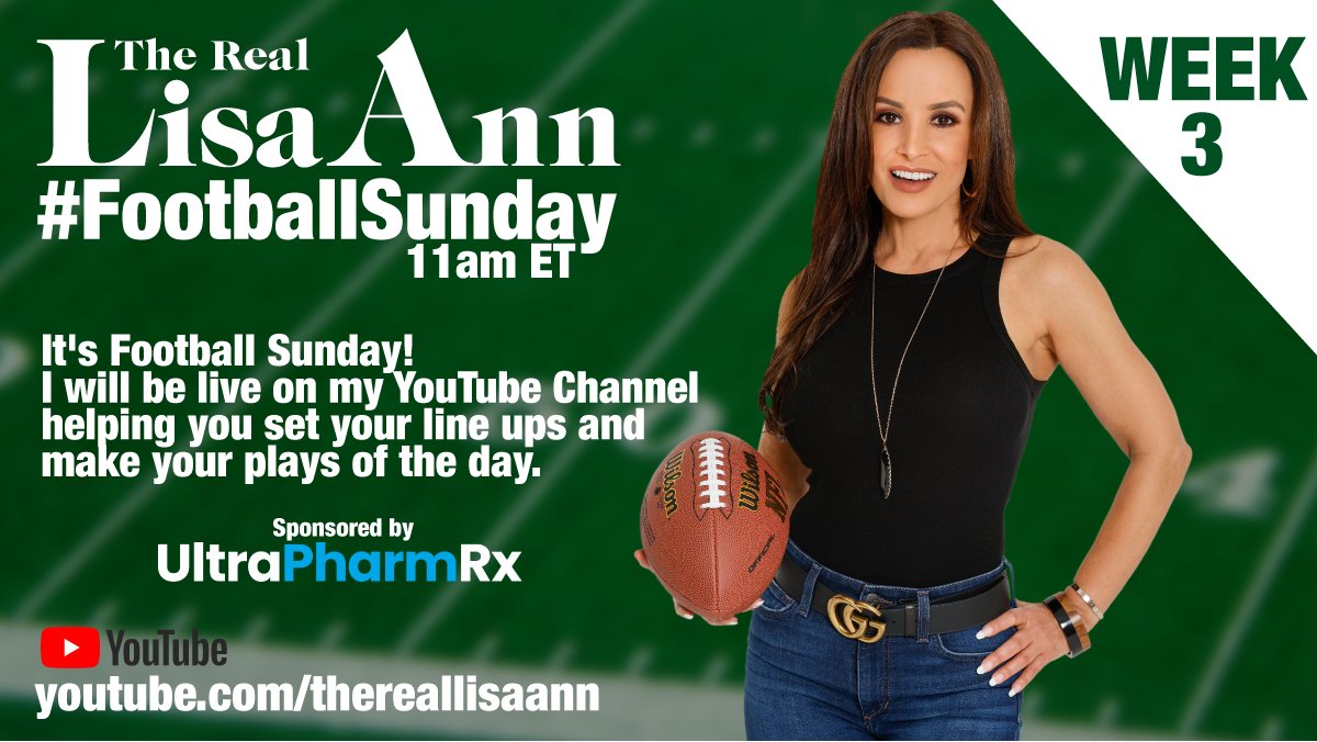 TW Pornstars - Lisa Ann. Twitter. Last minute lineup questions? I got you! Join me at 11am. 1:25 ...