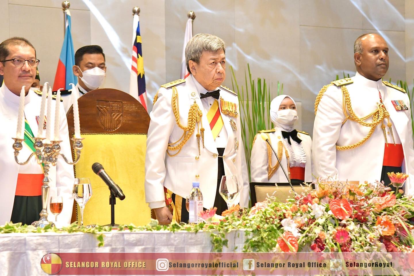 Selangor Royal Office on Twitter: "24 September 2022 ~ DYMM Sultan Selangor Sultan Sharafuddin ...