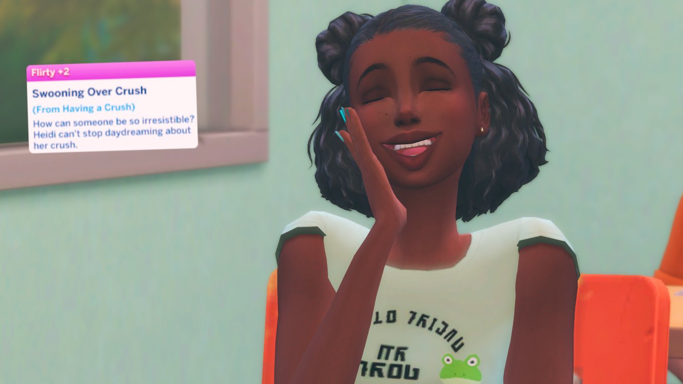 gi💫 on Twitter: "Heidi couldn't focus in her second class, she was too busy thinking about Ryan ...