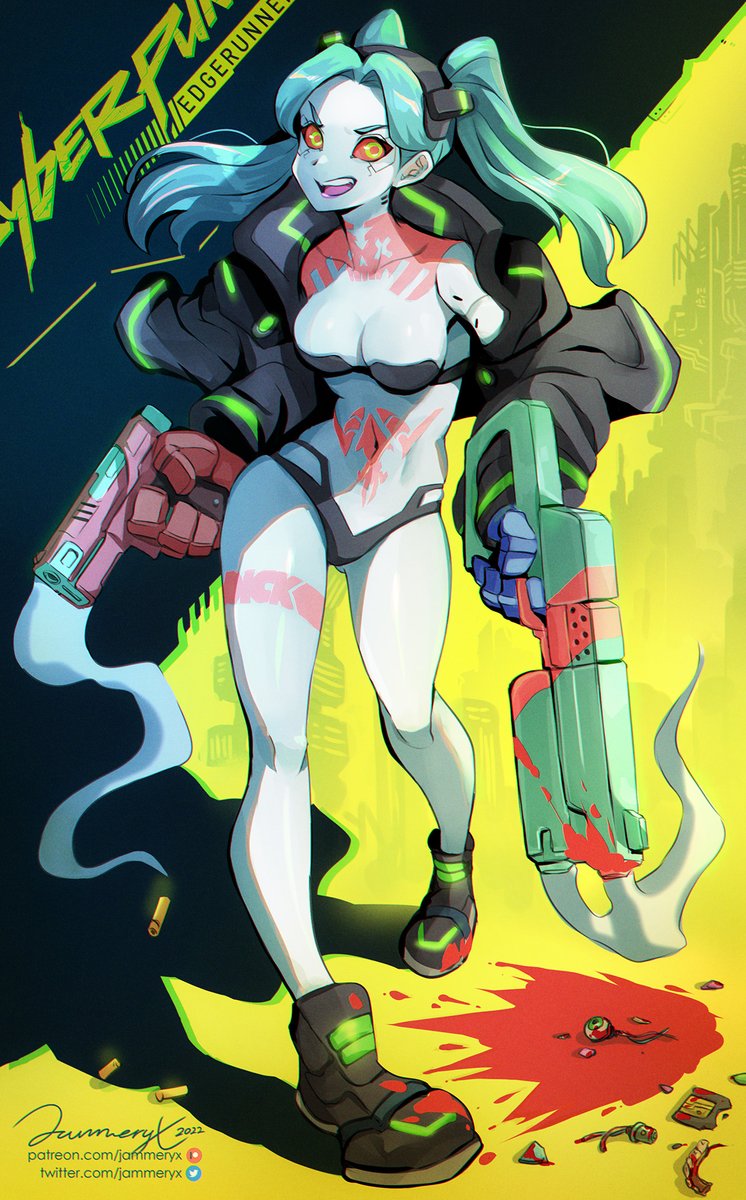 Cabezilla Art 🔞 on Twitter: "RT @jammeryx: Rebecca: Don't be shy, Choom! 🔫🔫🔫"