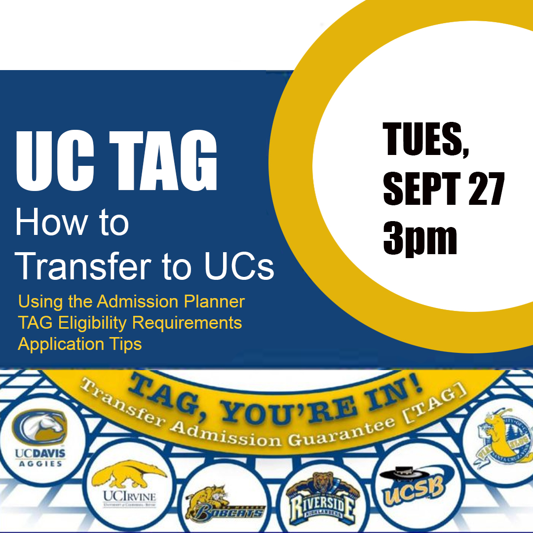 West LA College on Twitter: "TUES, SEPT 27 at 3PM - Do you want to transfer to a UC? Join # ...
