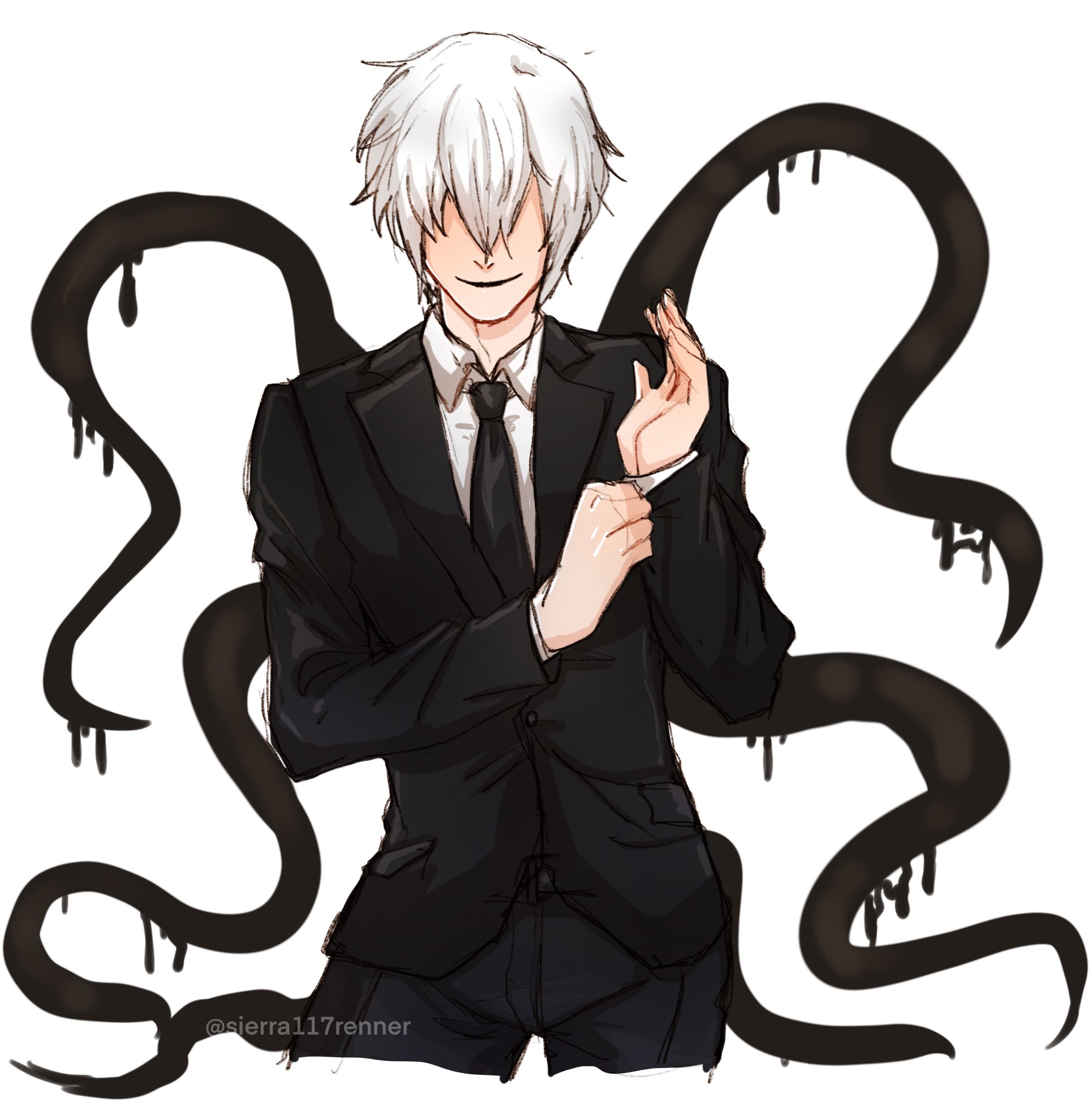 Slenderman Forme Humaine Anime