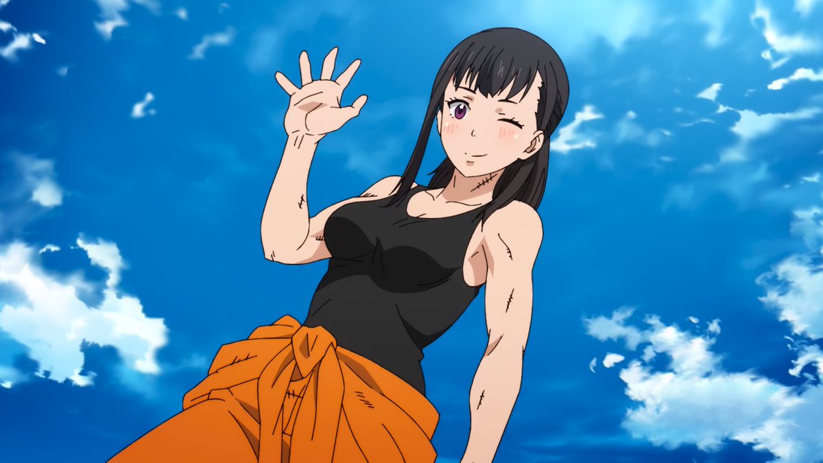 Reference Emporium on Twitter: "Screenshots of Maki Oze from Fire Force. Album https://catbox ...