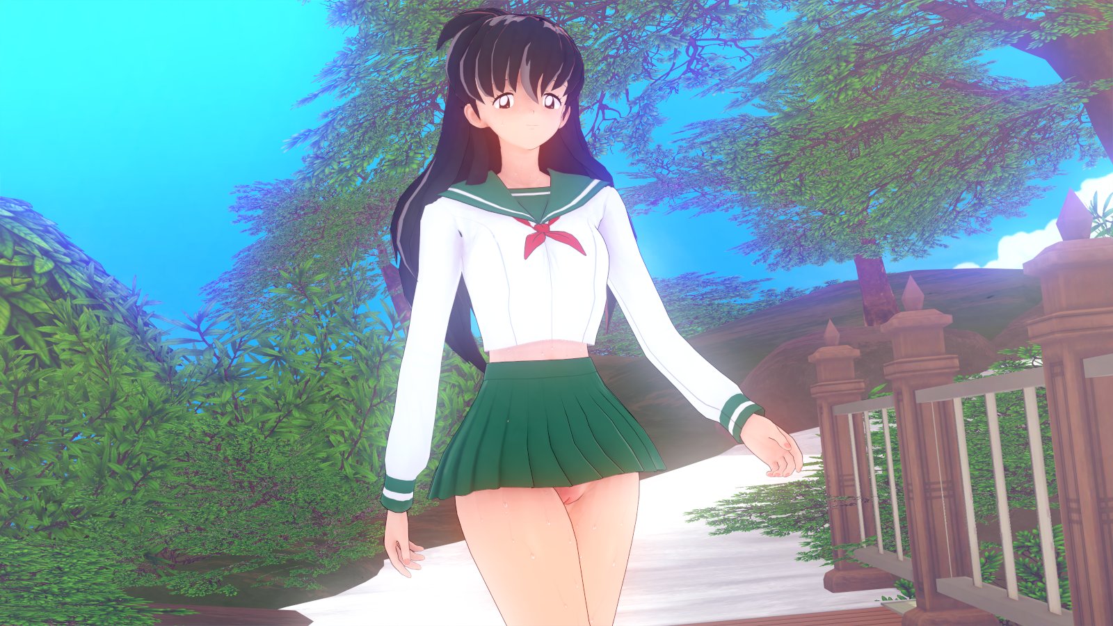 Ecchi Kagome on Twitter: ""And a view from the other side~" #KagomeHigurashi #SeductiveSunday ...