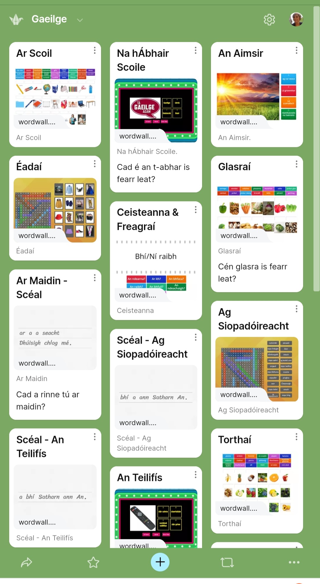 Fiona Farry on Twitter: "Link to some "Cluichí Gaeilge" that I have ...