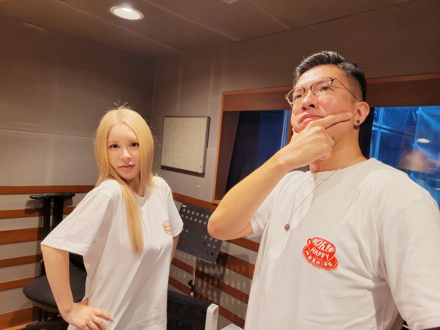 OH! HAPPY MORNING(ハピモニ) on Twitter: "本日発表のハピモニ新作Tシャツ、公録で販売します！ また「公開録音でこんなことをやってほしい！」という案、他の地域にお ...