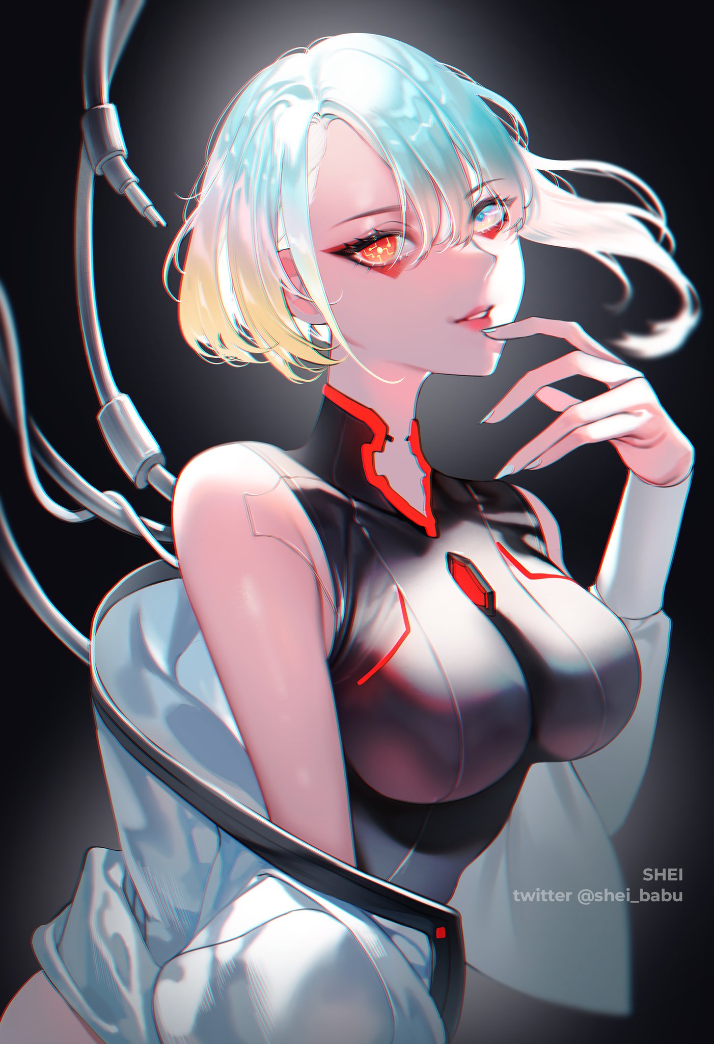 Shei 👵 commission close on Twitter: "Lucy is cool ☺️ #CyberpunkEdgerunners #cyberpunk # ...