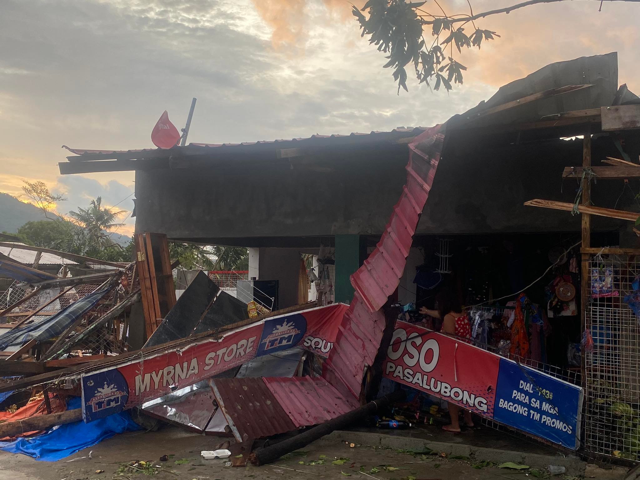 News5 on Twitter: "Narito ang pinsalang dulot ng Typhoon #KardingPH sa Dingalan, Aurora kung ...