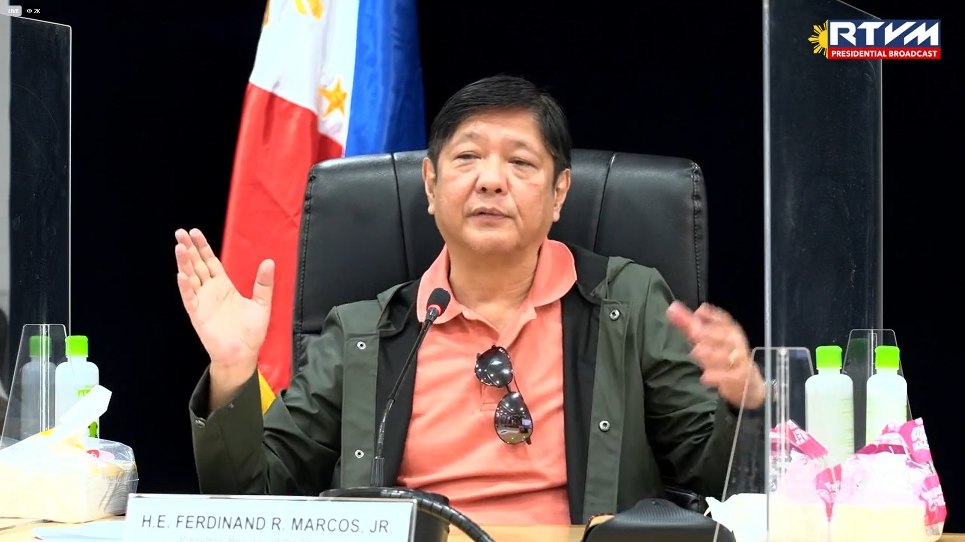 ONE News PH on Twitter: "WATCH | President Bongbong Marcos attends a situational briefing on ...