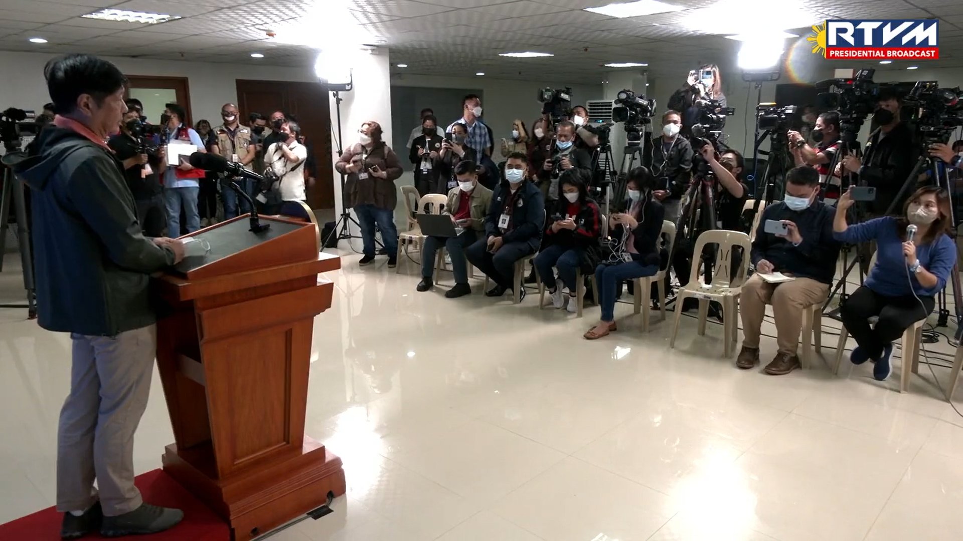 ONE News PH on Twitter: "WATCH | President Bongbong Marcos holds a press briefing on Typhoon # ...